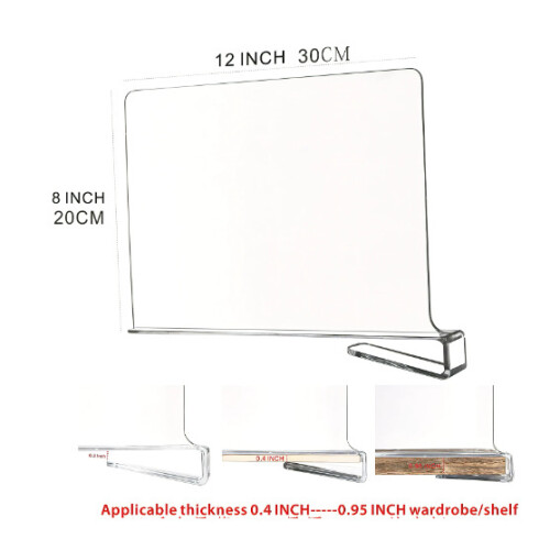 Acrylic partition board, cabinet storage, partition, wardrobe partition ...