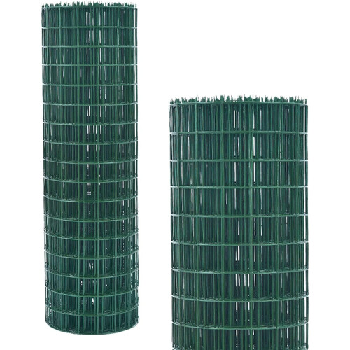 (PVC coated wire mesh - 900mm x 25m) Wire Mesh Border, Fence, Steel ...