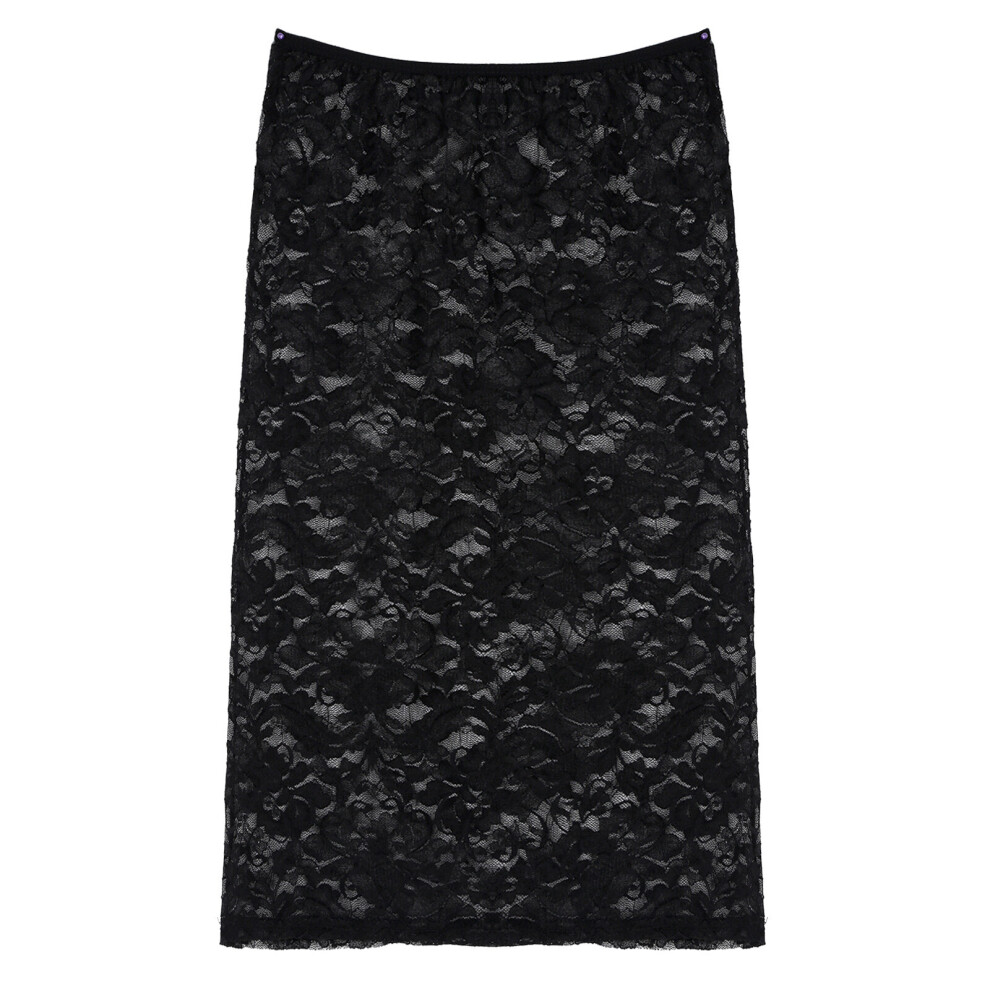 Sexy Tight Pencil Dress See-through Lace Tube Micro Mini Dress ...