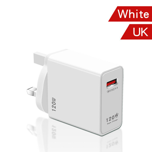 120W Super Fast Charging British Standard Charger Extreme Charging Head ...
