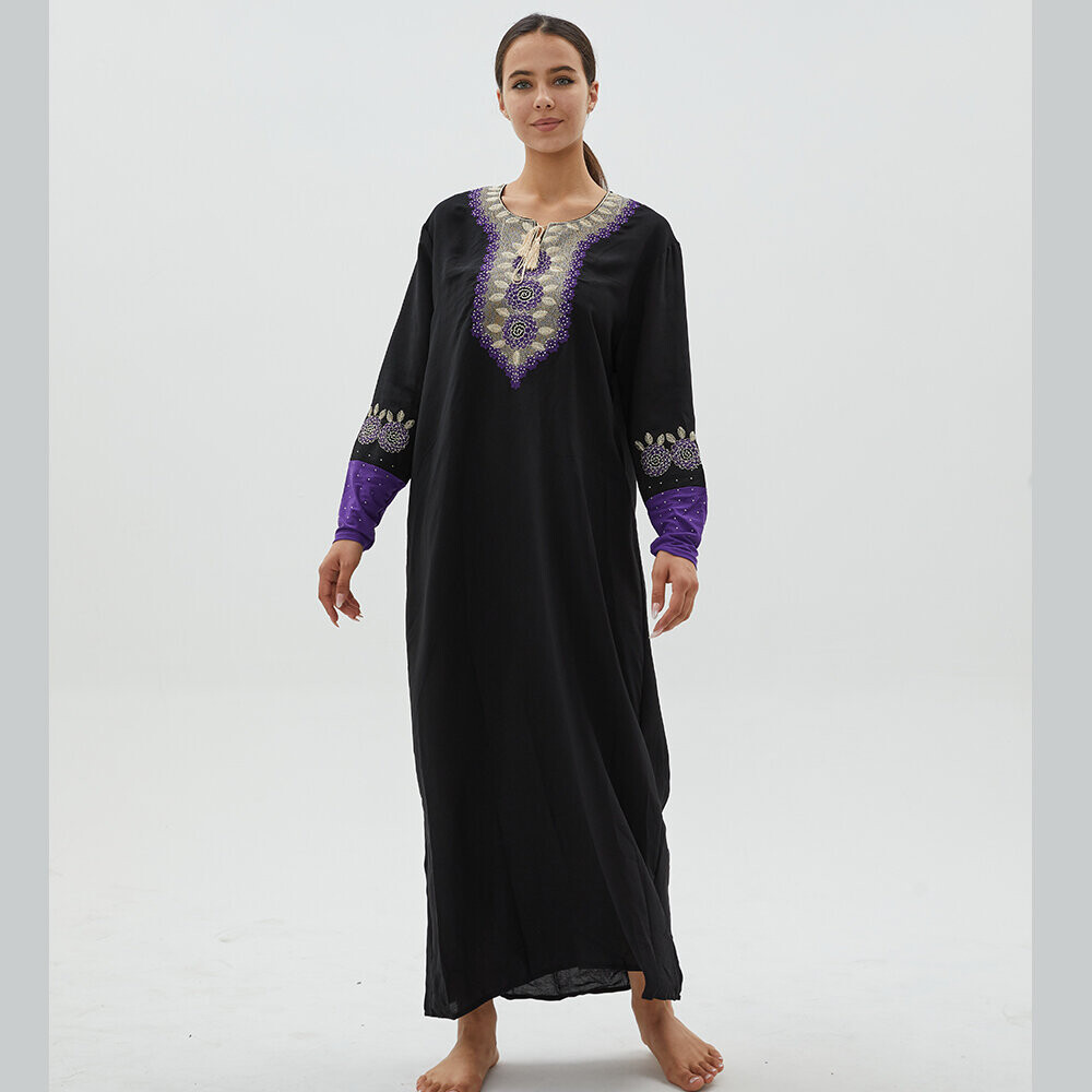 Muslim Kaftan Dress For Lady Dubai Saudi Islam Prayer Garment Hijab ...