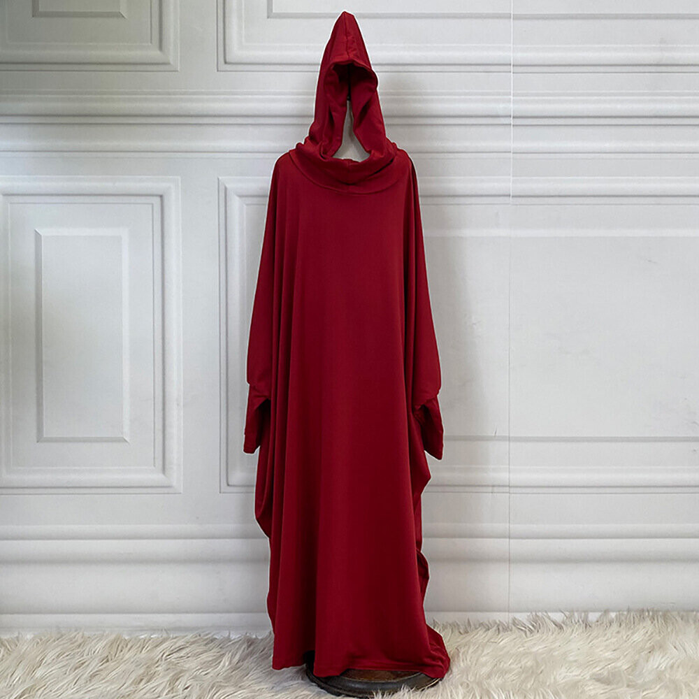 Modesty Abaya Kids Girls Muslim Prayer Dress Overhead Burqa Jilbab ...