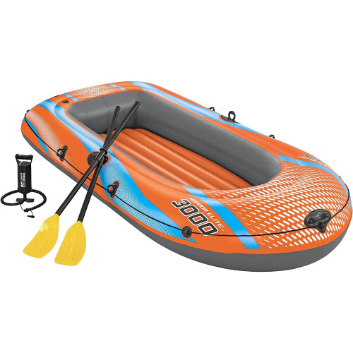 Bestway Kondor 3000 Inflatable Boat Raft, Rubber Dinghy on OnBuy