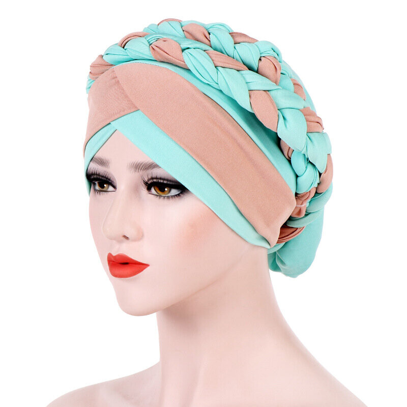 Muslim Hijab Caps Braid Inner Hijab Bonnet Turban Hijab Arab Headwrap ...