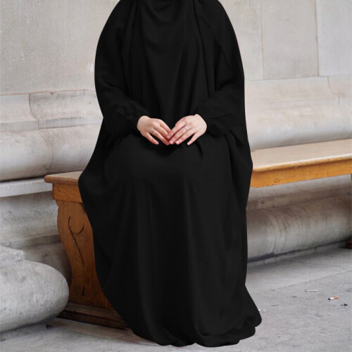 Eid Muslim Women Hijab Long Khimar Prayer Garment Djellaba Jilbab Abaya ...