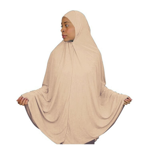 One Piece Muslim Women Prayer Long Hijab Scarf Hat Amira Headwrap