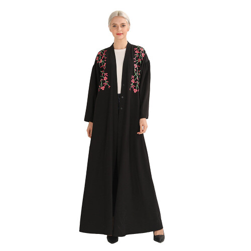 Kaftan Dubai Abaya Kimono Cardigan Muslim Hijab Dress Arab Dresses Caftan Marocain Abayas for ...