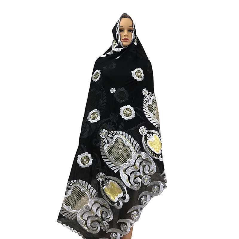 Head Scarf Cotton Hijab Scarf Saudi Scarf For Pray Veils Desgin Big ...