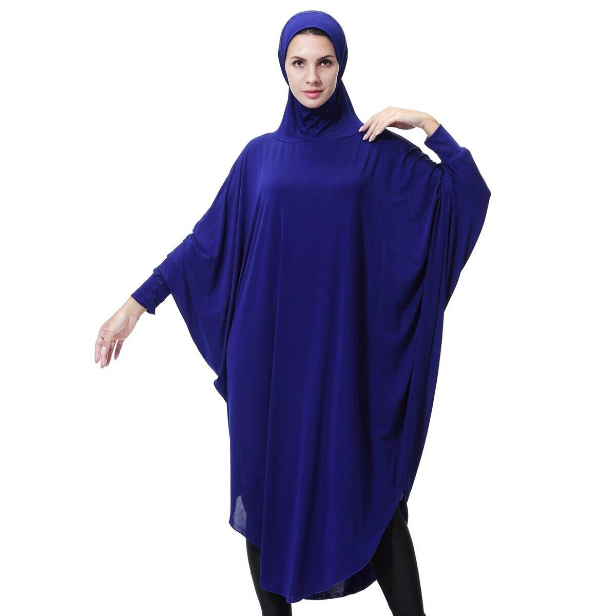 Muslim Face Cover Long Hijab Niqab Burqa Bonnet Islamic Khimar Loop