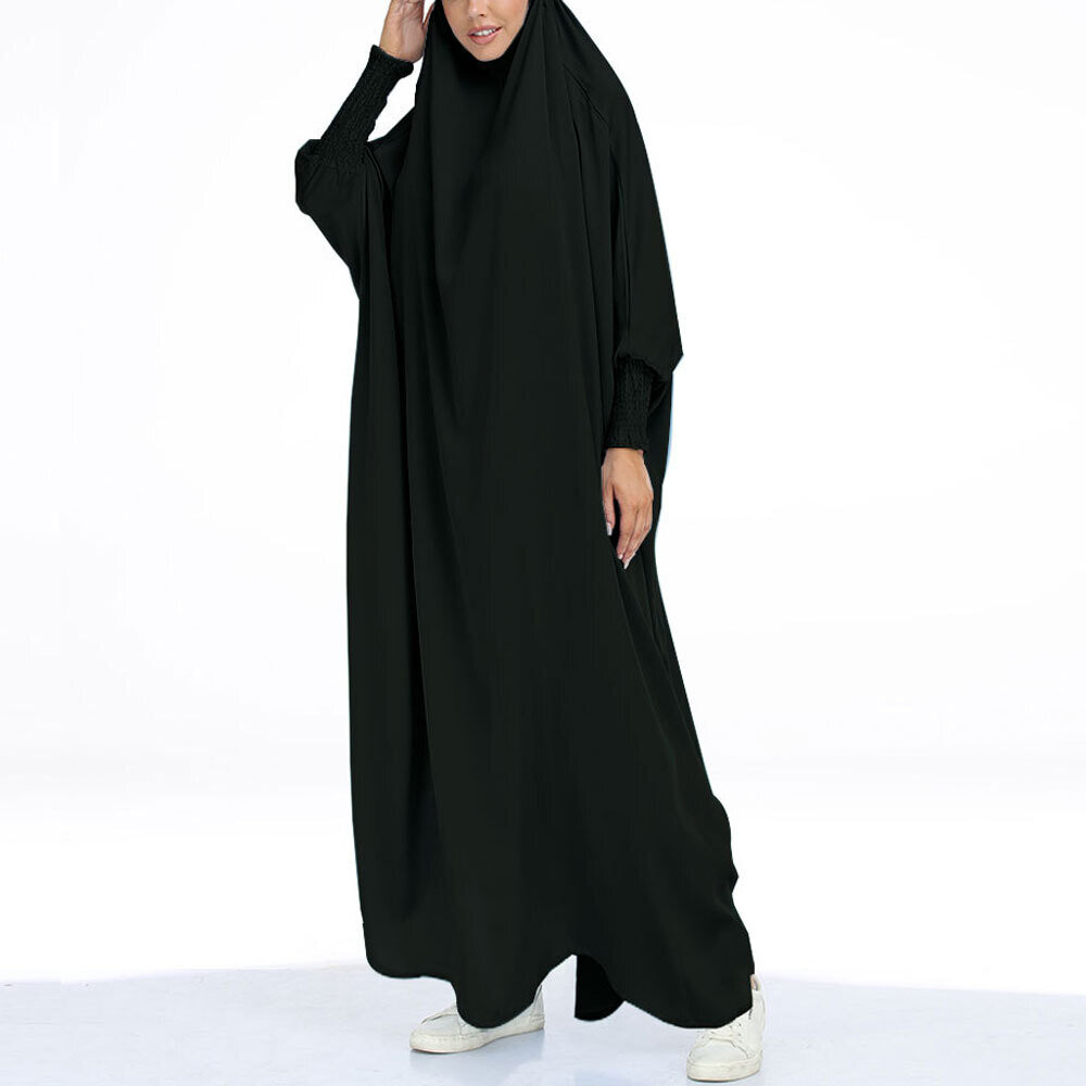 Eid Hooded Muslim Women Hijab Dress Prayer Garment Jilbab Abaya Long