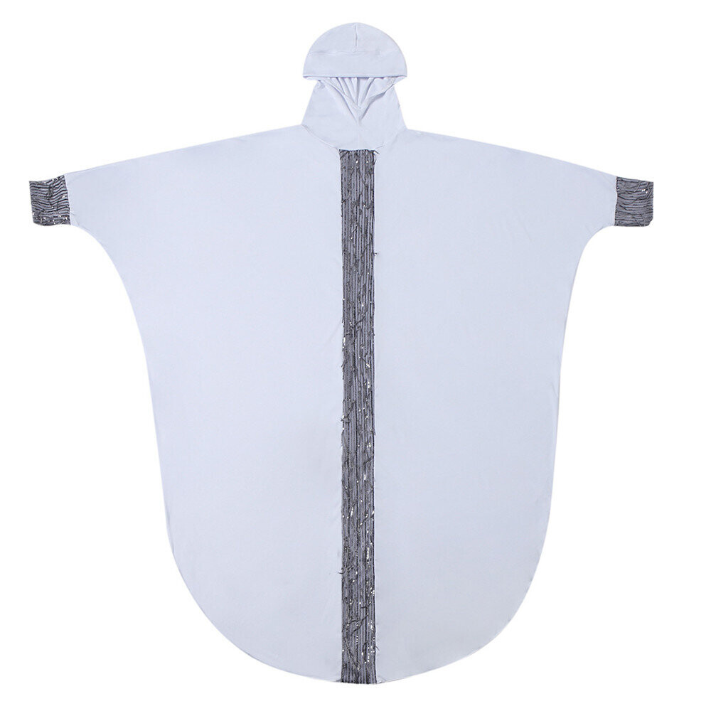 Muslim Women's One Piece Prayer Garment Jilbab Maxi Robe Sequins Hijab ...