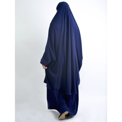 Prayer Garment Women Muslim Two Piece Skirts Set Khimar Islamic ...