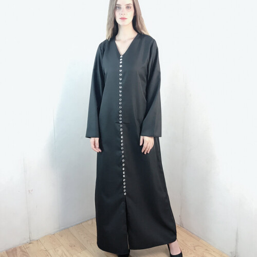 Ramadan Eid Dubai Abaya Turkey Muslim Women Silk Smooth Hijab Dress Musulmane Kaftan Robe ...