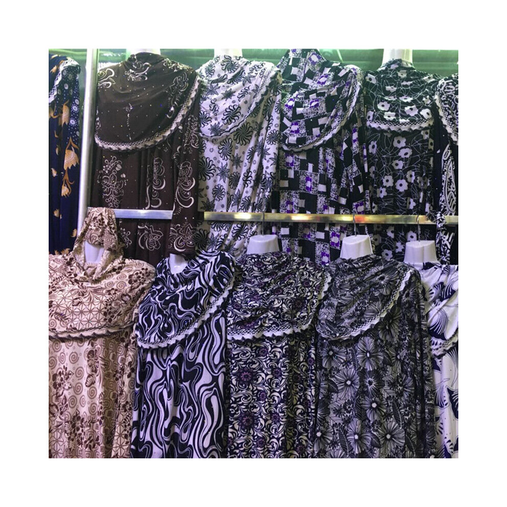 1Pcs Islam Women Ihram Khimar Burka Niqab Muslim Hajj Umrah UAE Ehram ...