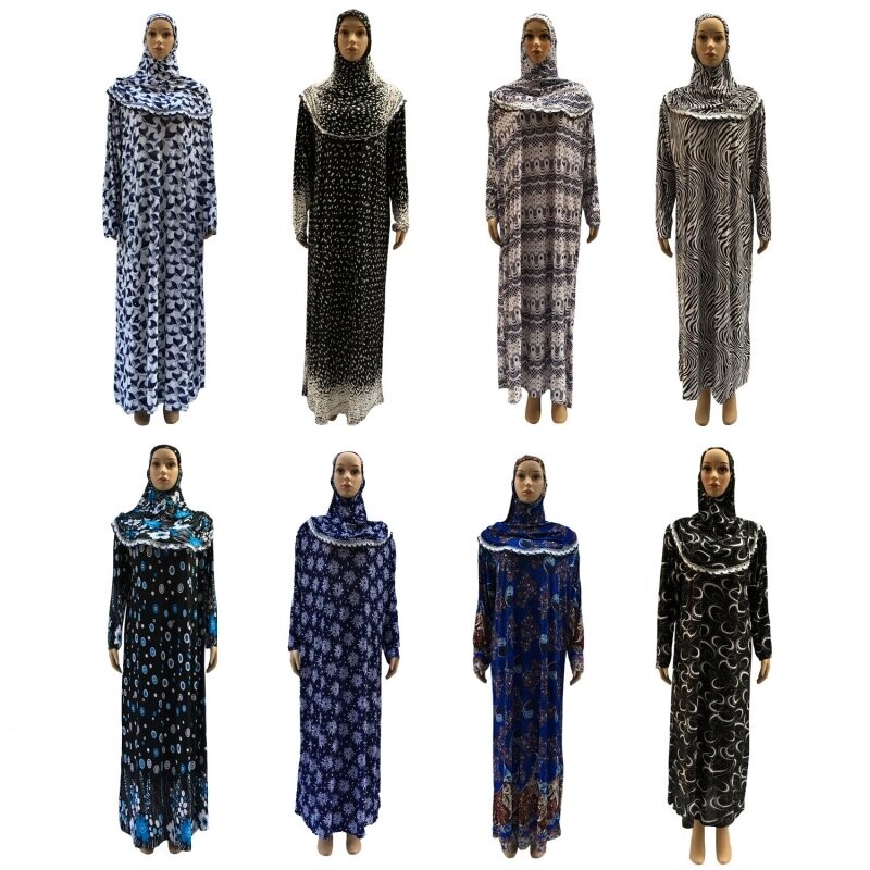 1Pcs Islam Women Ihram Khimar Burka Niqab Muslim Hajj Umrah UAE Ehram ...