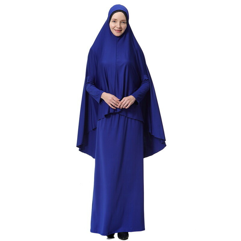 Muslim Burqa Abaya Women Hijab Prayer garment ramadan Dress Islamic ...
