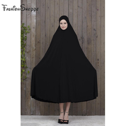 Muslim head covering hijab abaya dress Cape attire bat sleeves robes ...