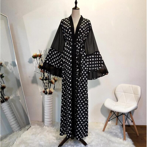 Ramadan Abaya Kaftan Dubai Kimono Cardigan Muslim Hijab Dress Abayas For Women Oman Caftan ...