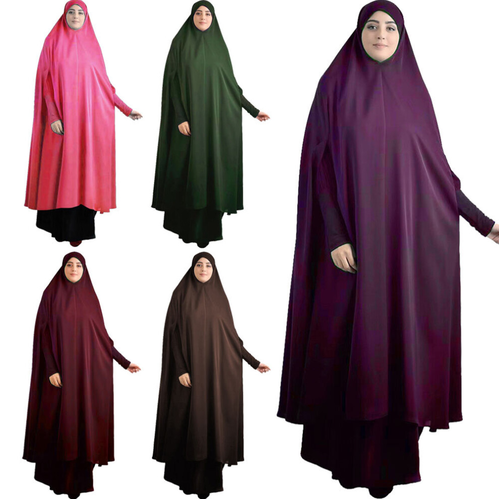 Ramadan Eid Prayer Garment Dress Women Muslim Overhead Abaya Kaftan ...