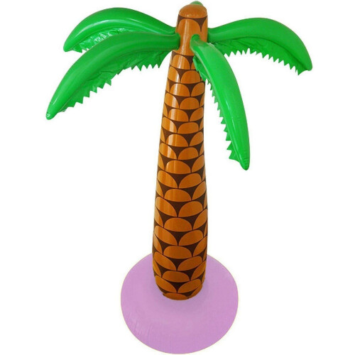 Inflatable Tropical Palm Coconut Tree Hawaiian Summer Beach Party Prop ...