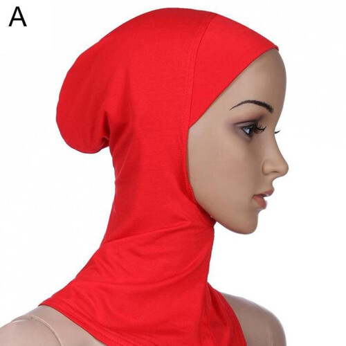 Soft Muslim Full Cover Casual Women's Hijabs Inner Hijab Neck ...
