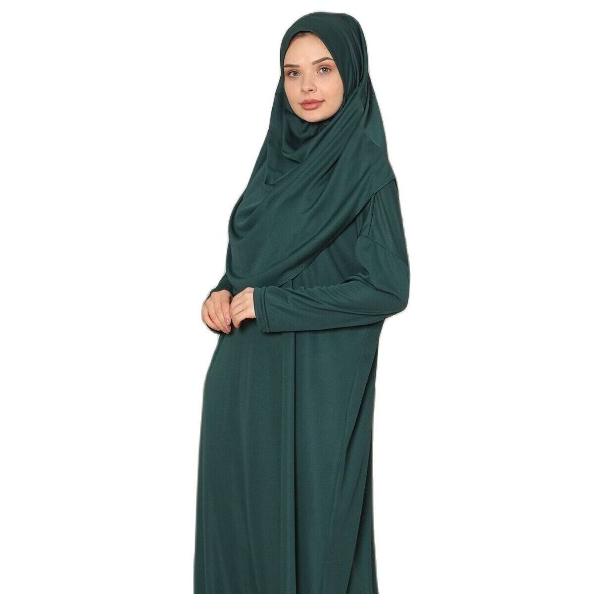 Easy Wearable Prayer Gown Muslim sets women clothes Hijab Jilbab long ...