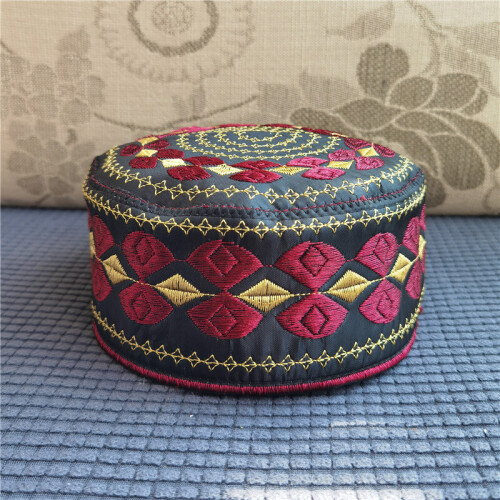 Muslim Hats Four Seasons Embroidery Arab Men Prayer Hat Musliman Turban ...