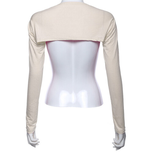 Women Muslim One Piece Long Shoulder Sleeves Shawl Arm Cover Shrug Crop ...
