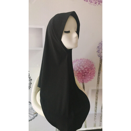 Muslim Women Hijab Amira Islamic Khimar Prayer Hat Soft Wrap Scarf Long
