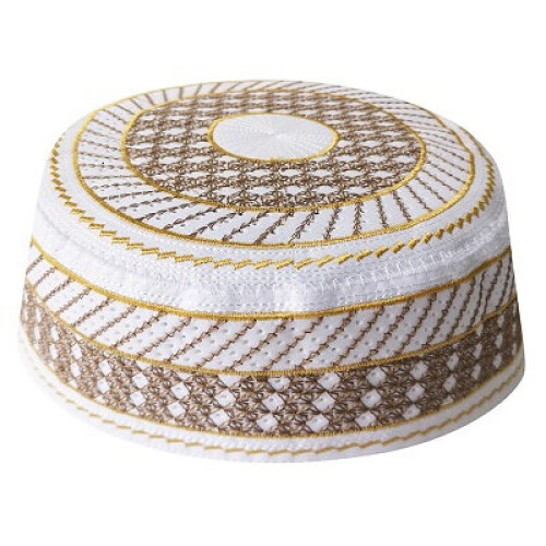 5 Piece Men Muslim Prayer Hats Kufi Turban Islamic Cap Arabic Saudi ...