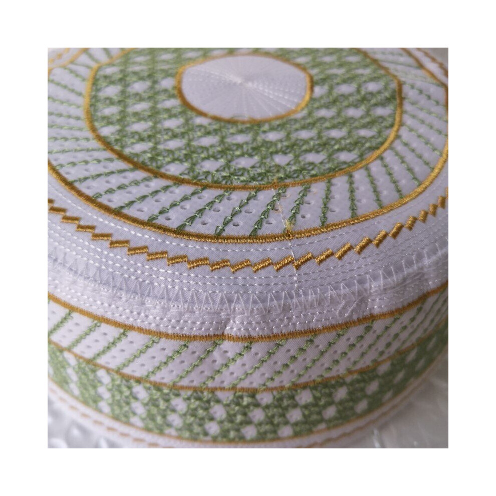 5 Piece Men Muslim Prayer Hats Kufi Turban Islamic Cap Arabic Saudi ...