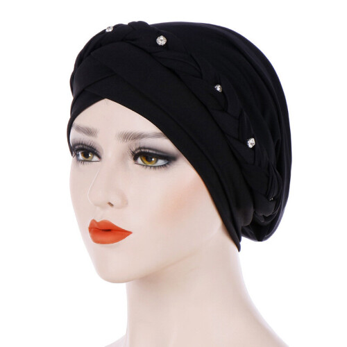 Braid Islamic Prayer Hats Scarves Wraps Hijab Caps Women Muslim Cap ...