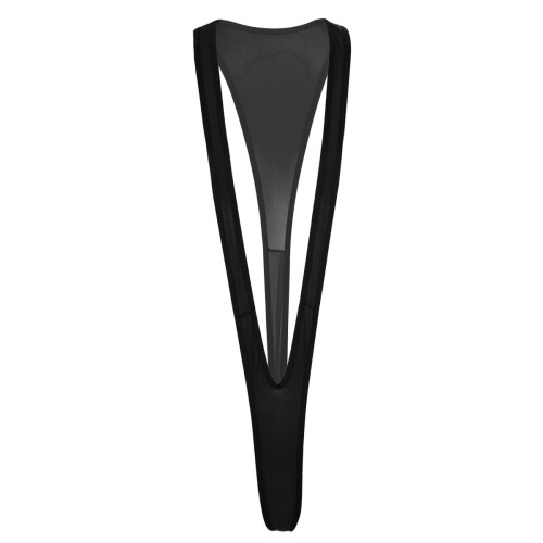 Women Sexy One Piece Slingshot Swimwear Cover See Through Sheer ...