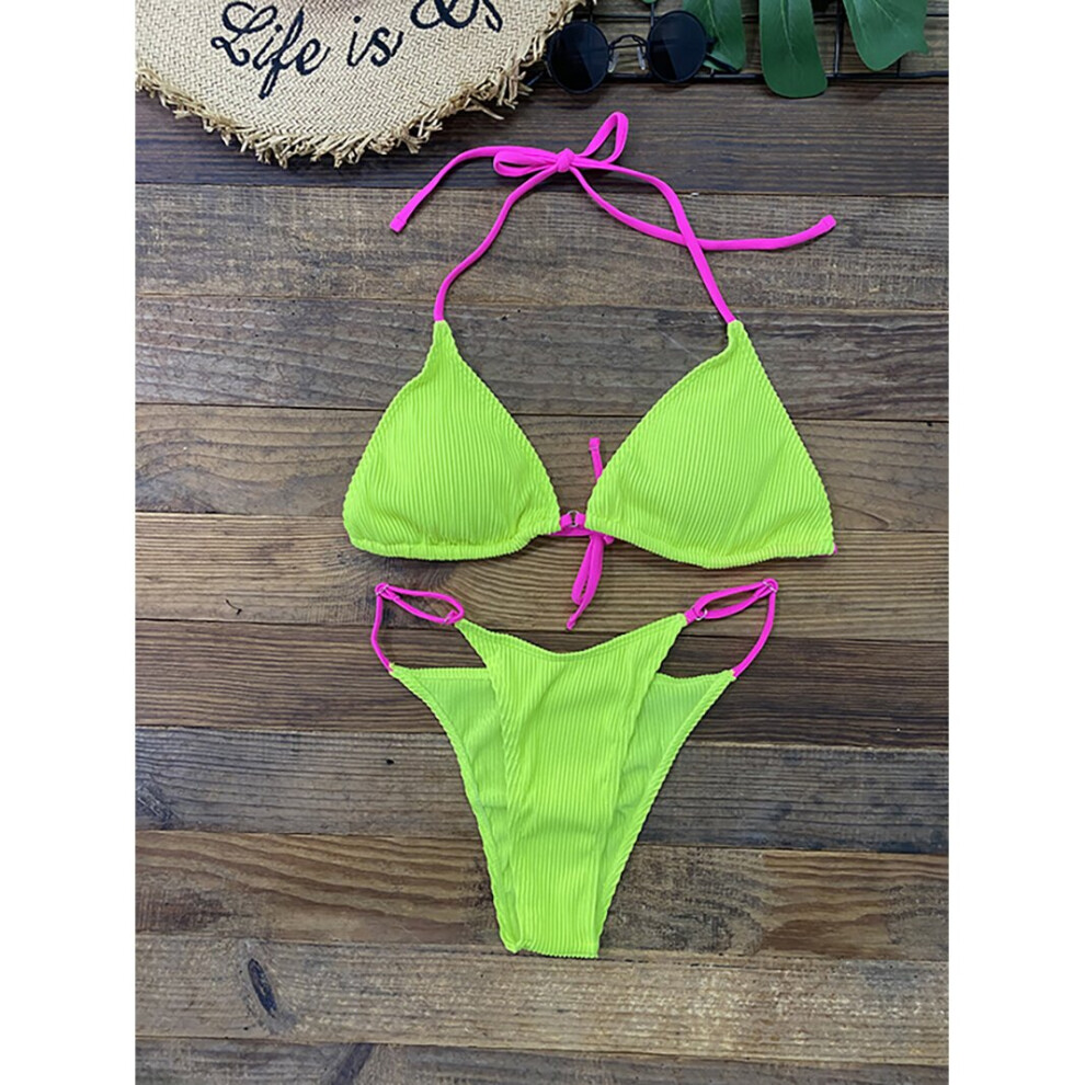 Sexy Micro Bikini Set Thong Swimsuit Spaghetti Strap Beachwear Bikinis ...