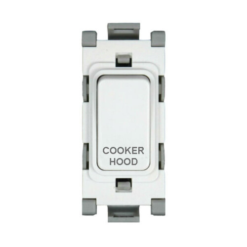 Deta G3560 20 Amp Double Pole Grid Switch marked "COOKER HOOD" on OnBuy