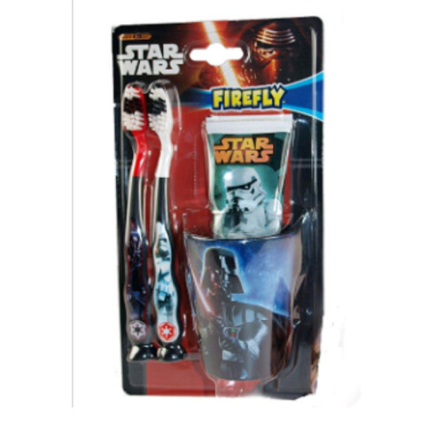 Disney Star Wars Firefly Dental Gift Set 2 x Toothbrush Toothpaste 75ml ...