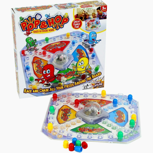 Pop And Hop Family Classic Board Game Children Kids Popping Dice Board ...