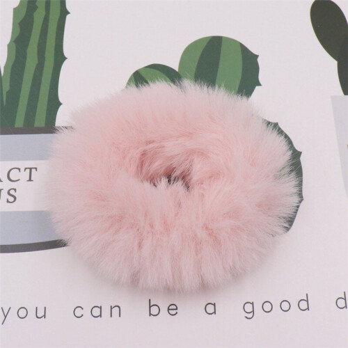 Hair Accessories Hair Bands Fluffy Bobbles Hair Scrunchies Band Elastic ...
