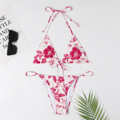 Push Up Swimwear Sexy Bikinis Swimsuit Women Floral Bathing Suit ...