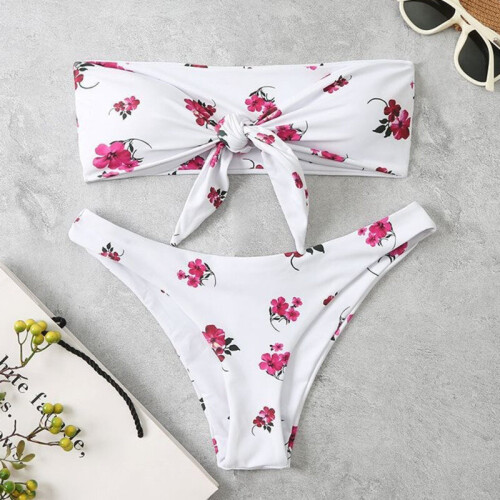 Print Sexy Bikinis Womens Swimwear Female Swimsuit Swimming Bathing