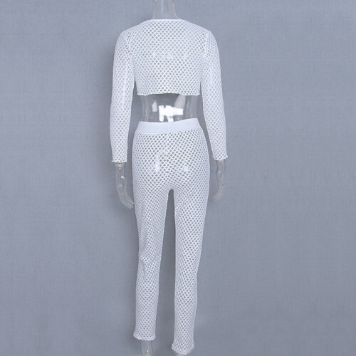 Sexy Hollow Bikinis Cover Up Women Crochet Net Swimwear Dress Pareo ...