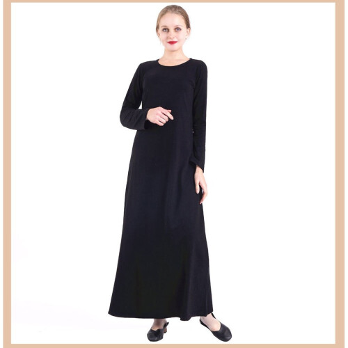 Muslim Inner Dresses For Women Abaya Inside Long Dress Eid Ramadan ...