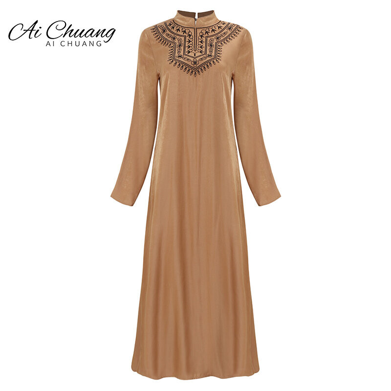 Abaya Dubai Turkey Muslim Hijab Dress African Dresses For Women Long Sleeve Kaftan Chiffon Maxi ...