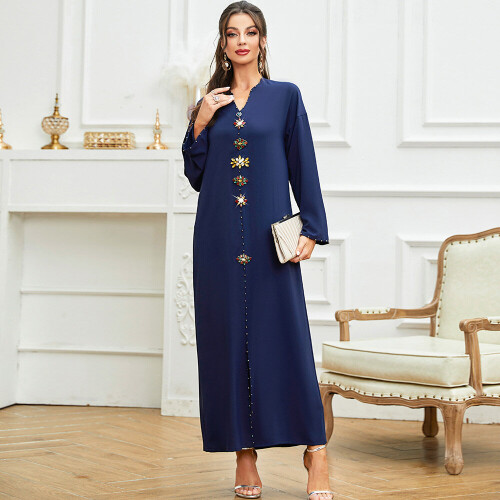 Ramadan Abaya Dubai Arabic Turkey Islam Muslim Hijab Dress Moroccan Kaftans Caftan Dresses for ...