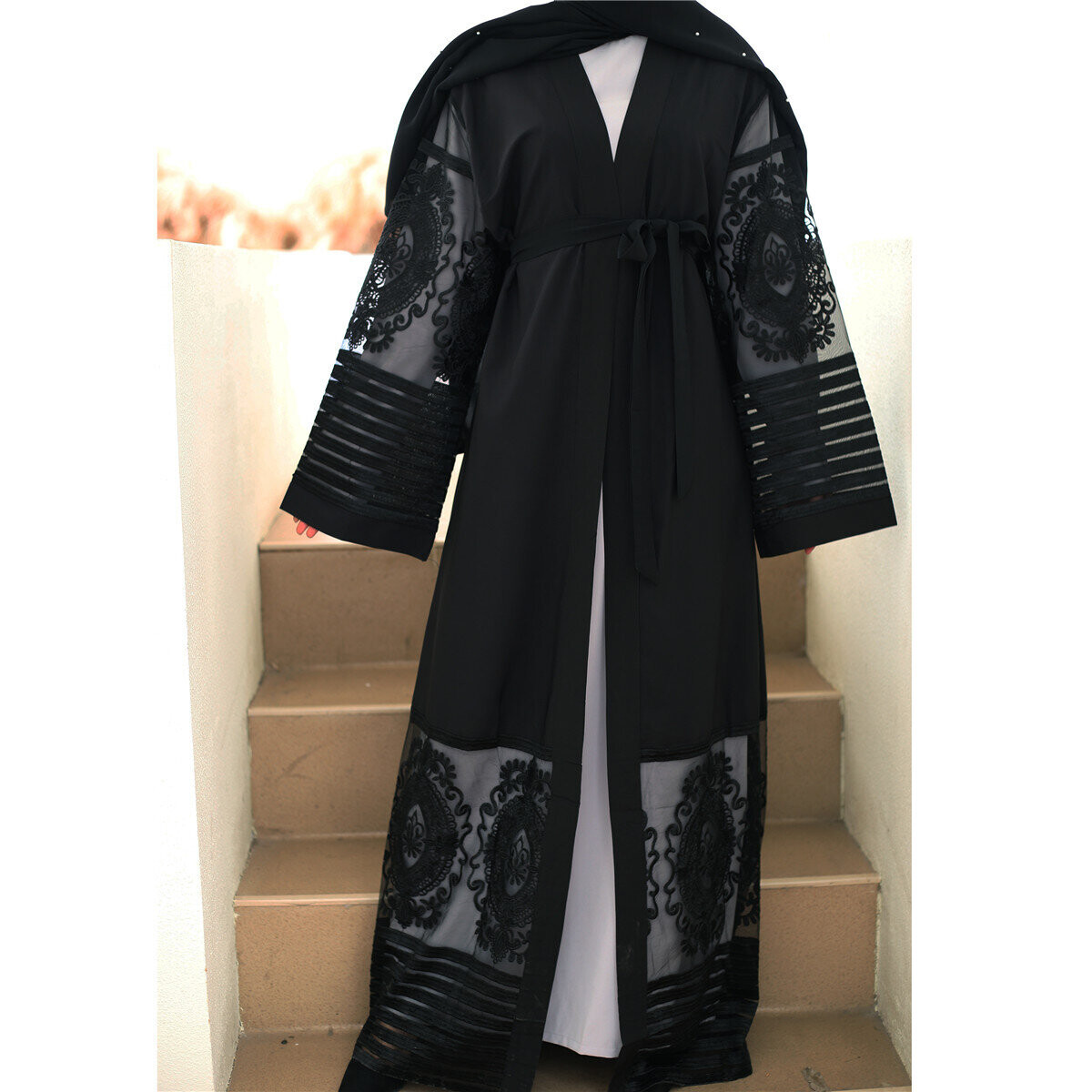 Ramadan Eid Mubarak Abayas For Women Dubai Kaftan Turkey Kimono Cardigan Robe Muslim Hijab Dress ...