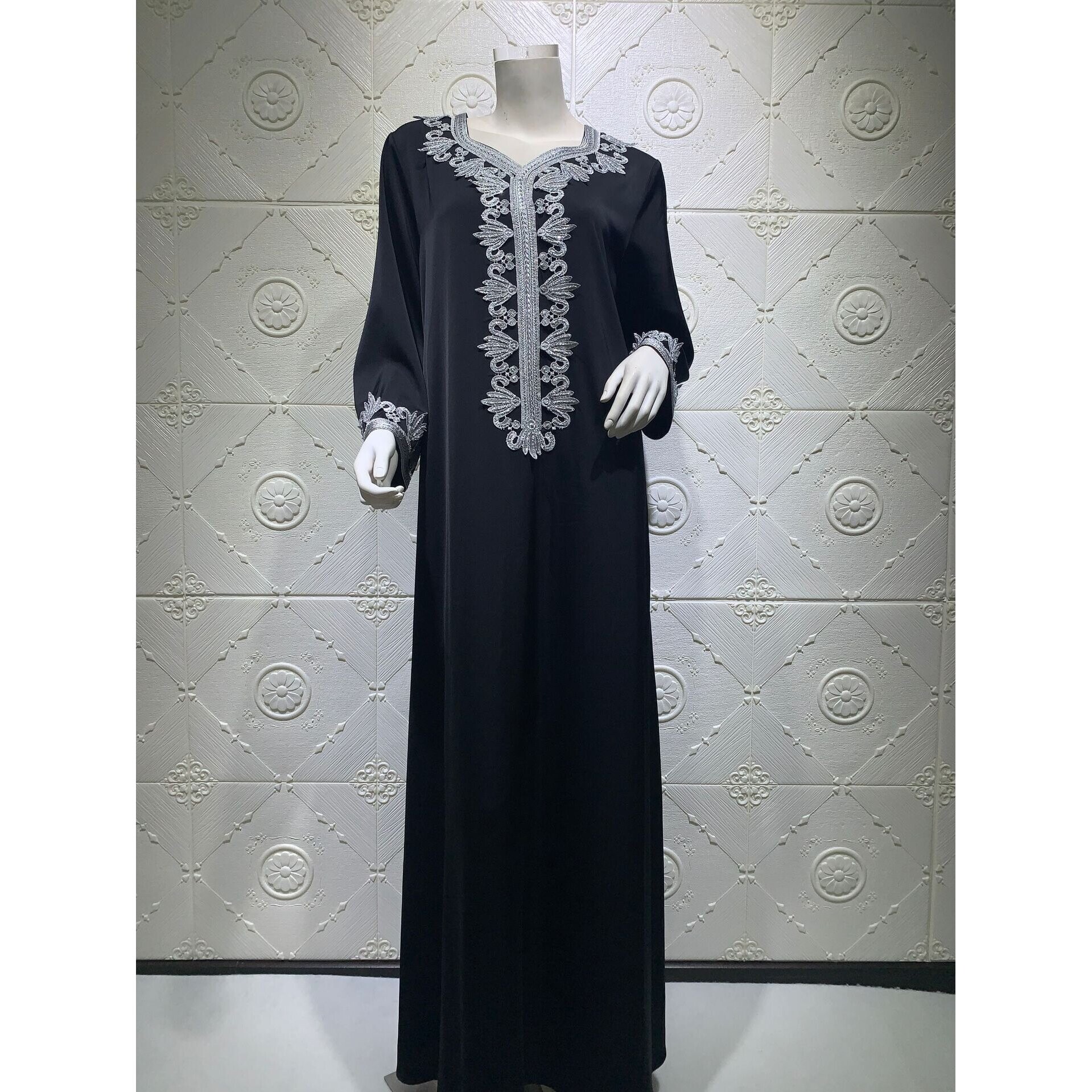 Caftan Marocain Muslim Hijab Dress Women Abaya Dubai Turkey Islam Kaftan Eid Clothes African ...