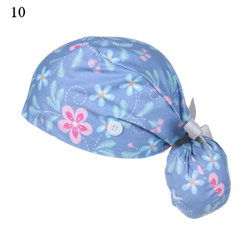 Working Cap with Button Long Hair Adjustable Working Hat Ponytail ...