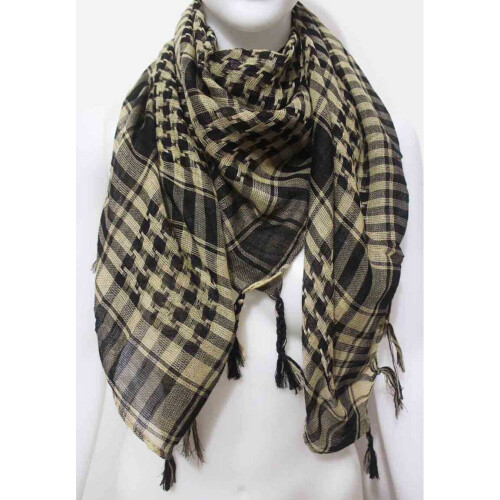 Keffiyeh Man Wrap Bandana Shemagh Military Scarf plaid Islamic Airsoft ...