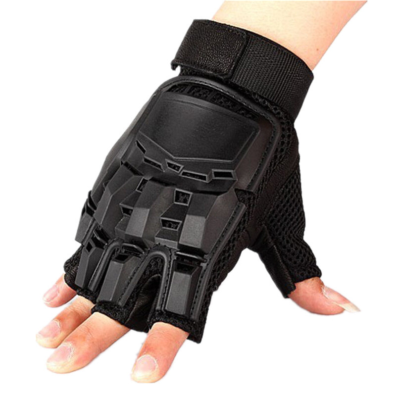 (Black-M) Tank Armor Tactical Gloves Army Military Protective Outdoor ...