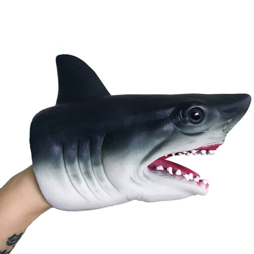 Shark Hand Puppet Animal Head Gloves Kids Toys Gift Hand Puppet For ...